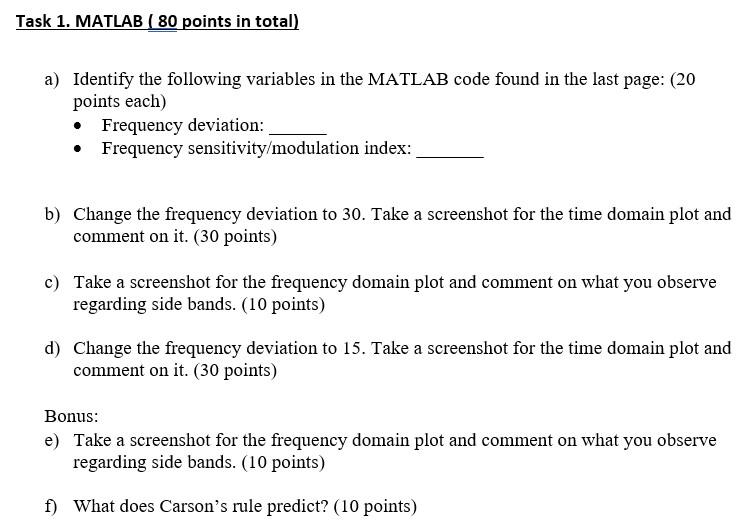 Solved MATLAB CODE: clear; Fs=1000; \%sampling frequency | Chegg.com