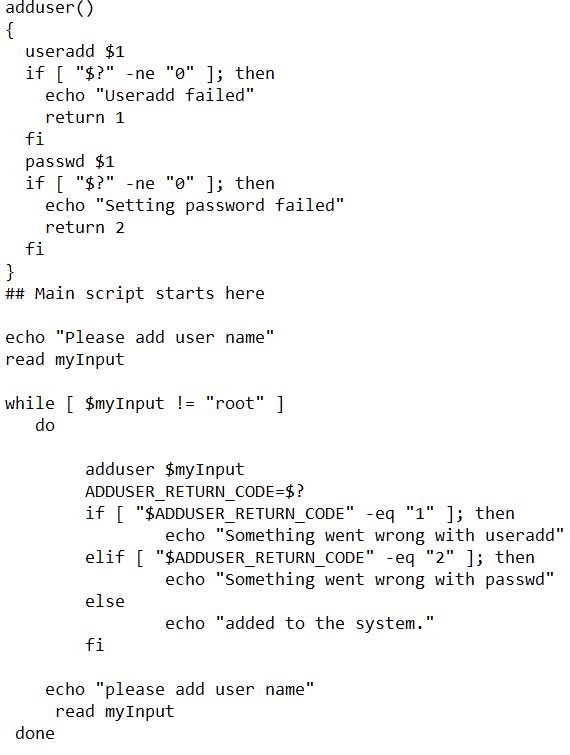 1- Create three users with different passwords using | Chegg.com