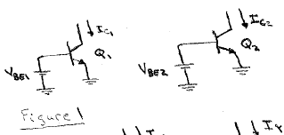 Solved The circuit shown in Figure 1 has IC1=IC2 and | Chegg.com
