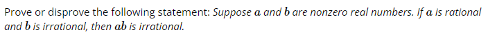 Solved Prove or disprove the following statement: Suppose a | Chegg.com