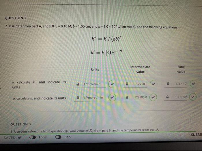 Solved QUESTION 3 3. Use your value of k from question 2b, | Chegg.com Solved QUESTION 3 3. Use your value of k from question 2b, | Chegg.com