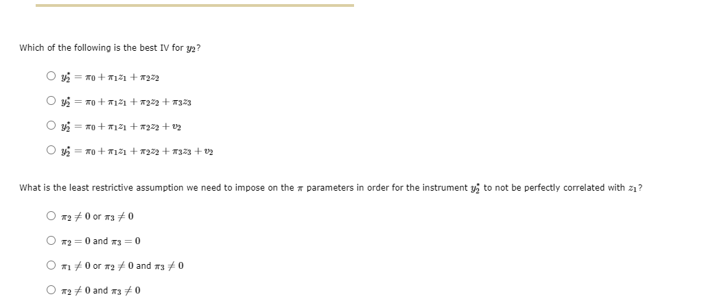 Solved 6. A single endogenous explanatory variable Consider | Chegg.com
