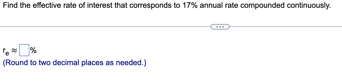 Solved Find the effective rate of interest that corresponds | Chegg.com