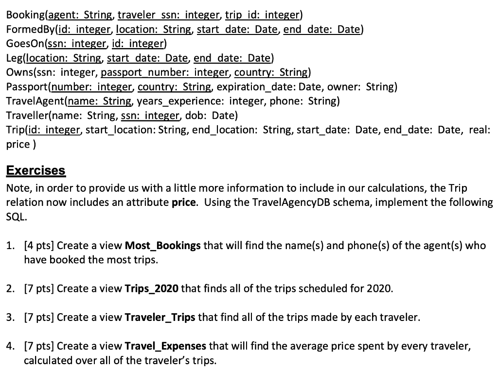 Solved need help with this sql stuff, it's just for a | Chegg.com