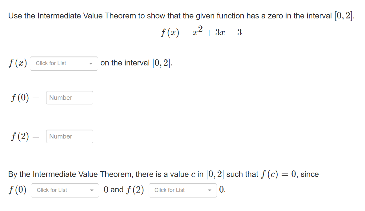 Solved Use the Intermediate Value Theorem to show that the | Chegg.com