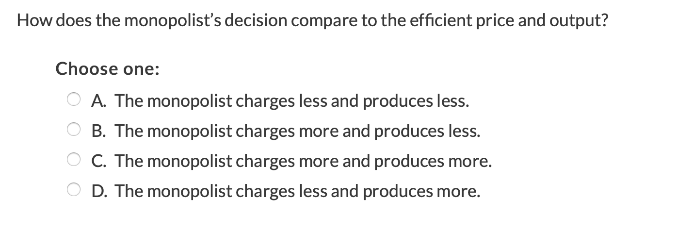 Solved MC MR In the figure above, the monopolist will charge | Chegg.com Solved MC MR In the figure above, the monopolist will charge | Chegg.com