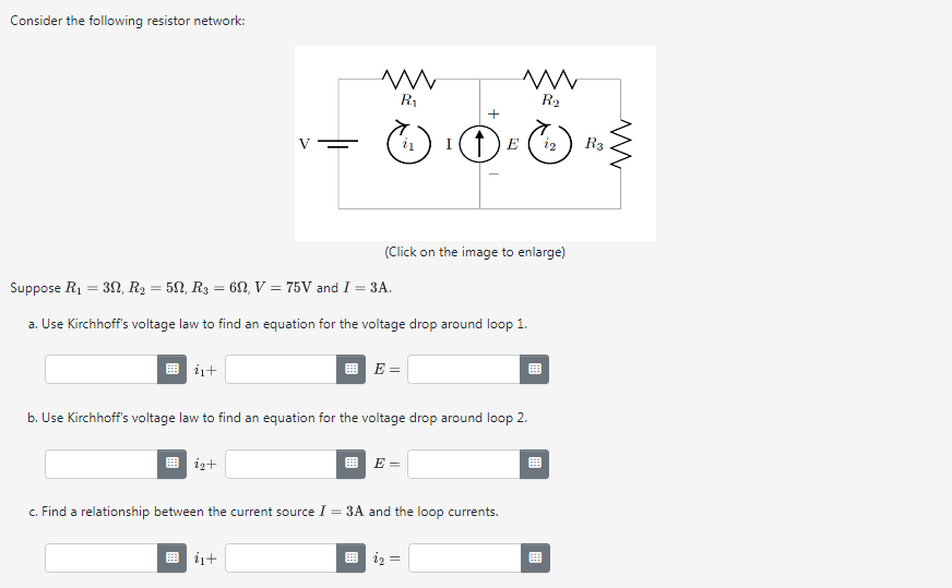 Solved Consider the following resistor network: (Click on | Chegg.com