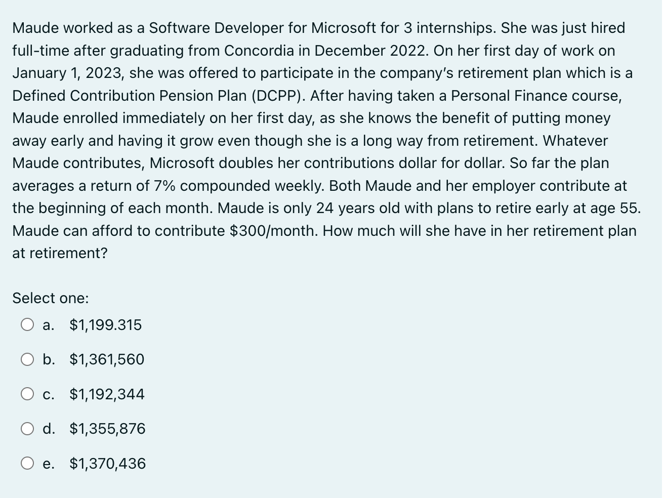 Solved Maude worked as a Software Developer for Microsoft | Chegg.com