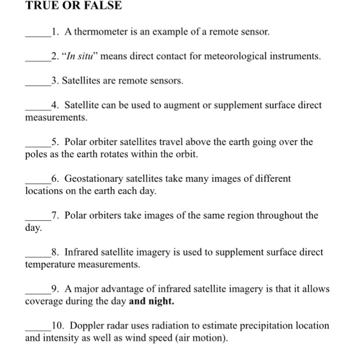 Solved TRUE OR FALSE 1. A thermometer is an example of a | Chegg.com