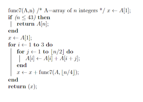 Solved Question 6. Write a recurrence relation describe the | Chegg.com