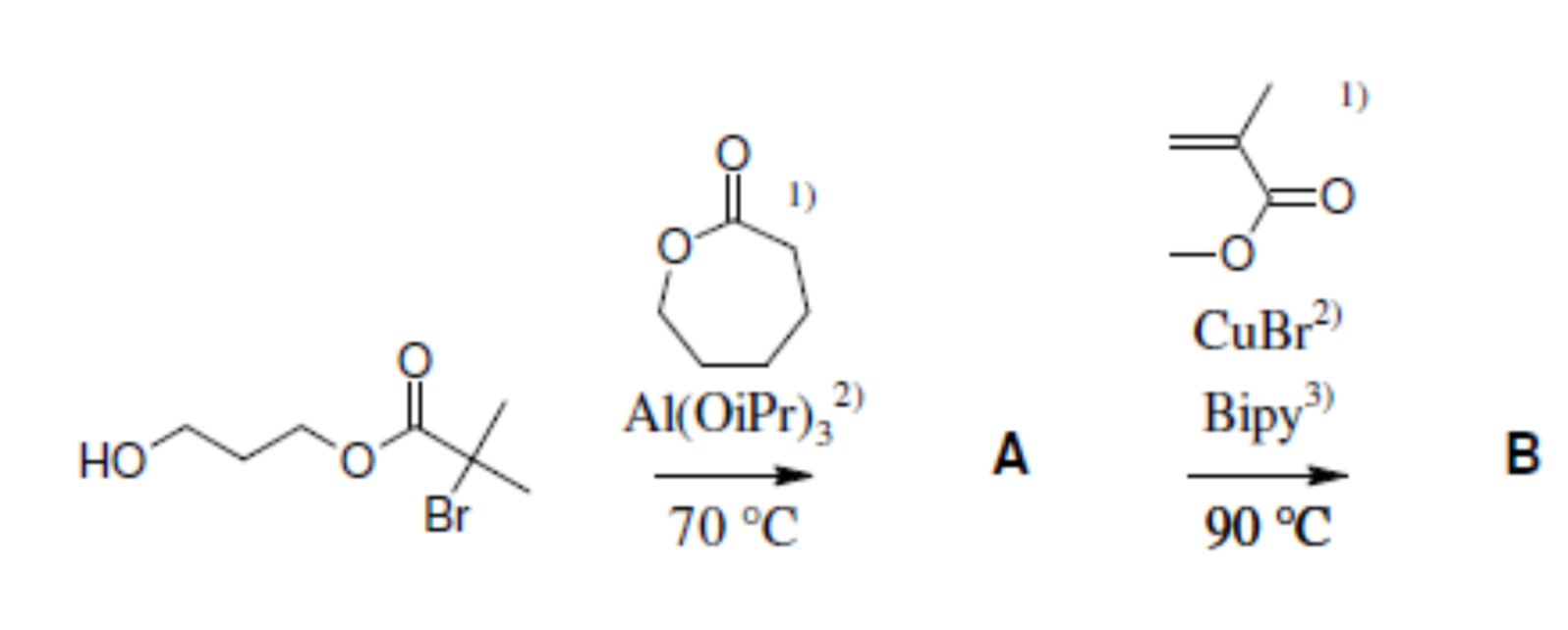 Solved Draw the intermediates A and B for the following | Chegg.com