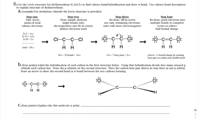 Dichloroethylene Lewis Structure