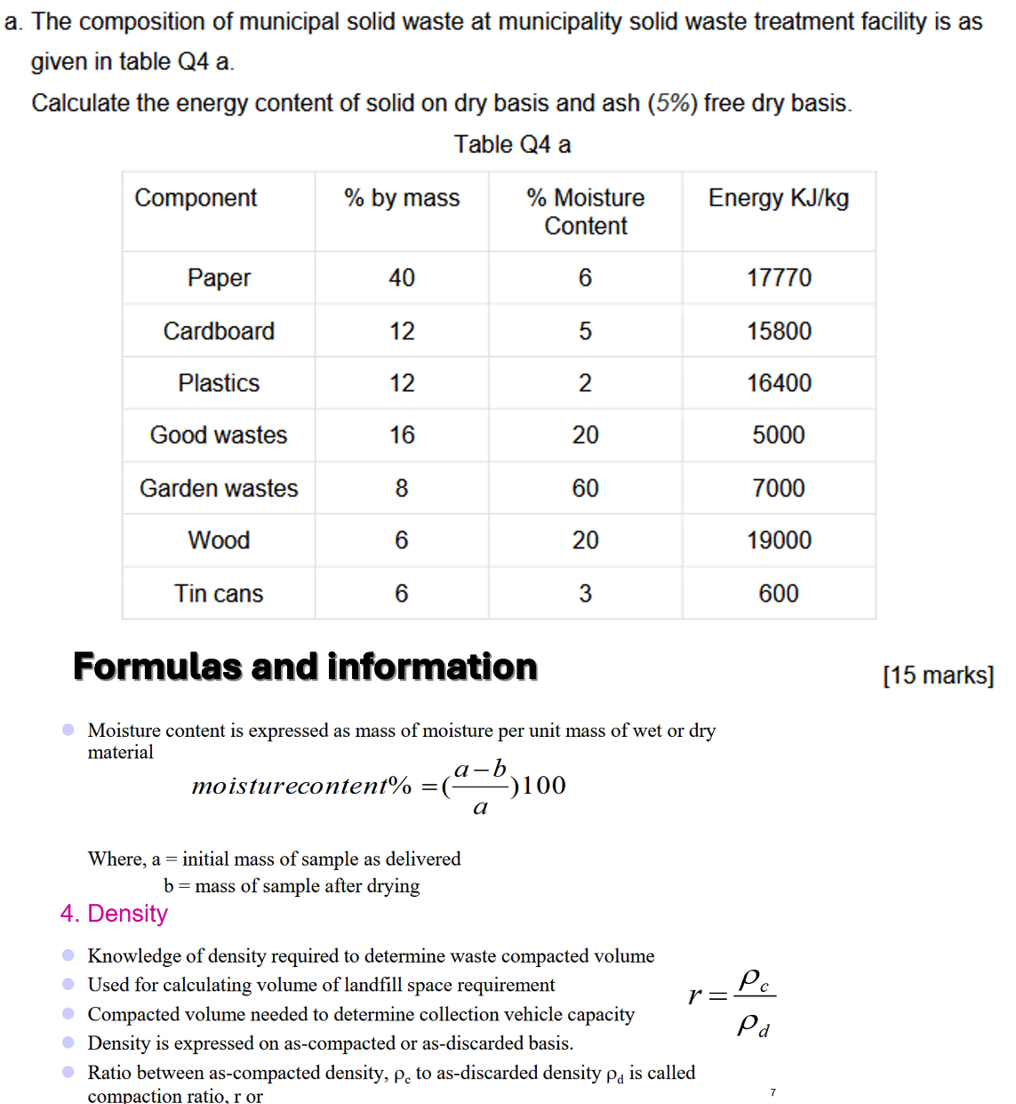 solve using the formulas and information below also | Chegg.com
