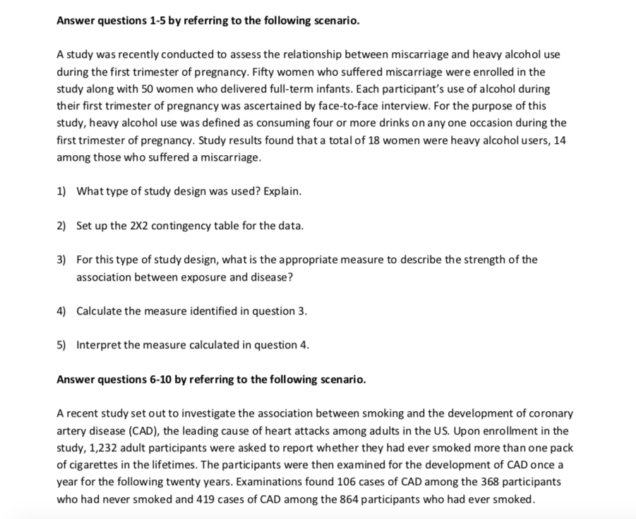 Solved Answer questions 1-5 by referring to the following | Chegg.com