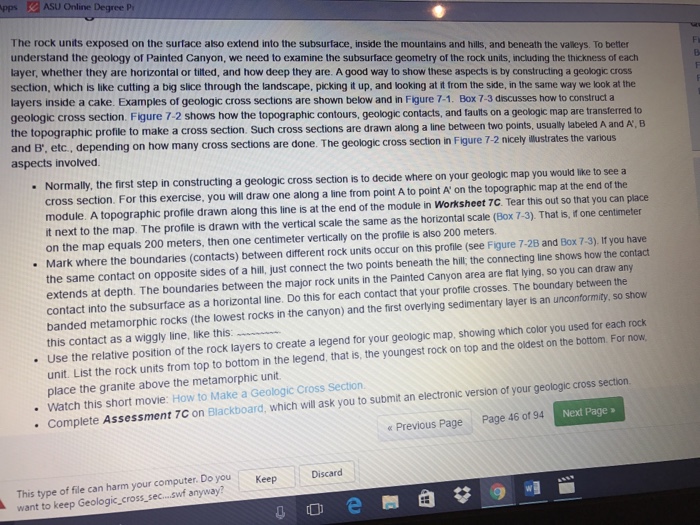 Solved Worksheet 7C. If possible, please upload this profile | Chegg.com