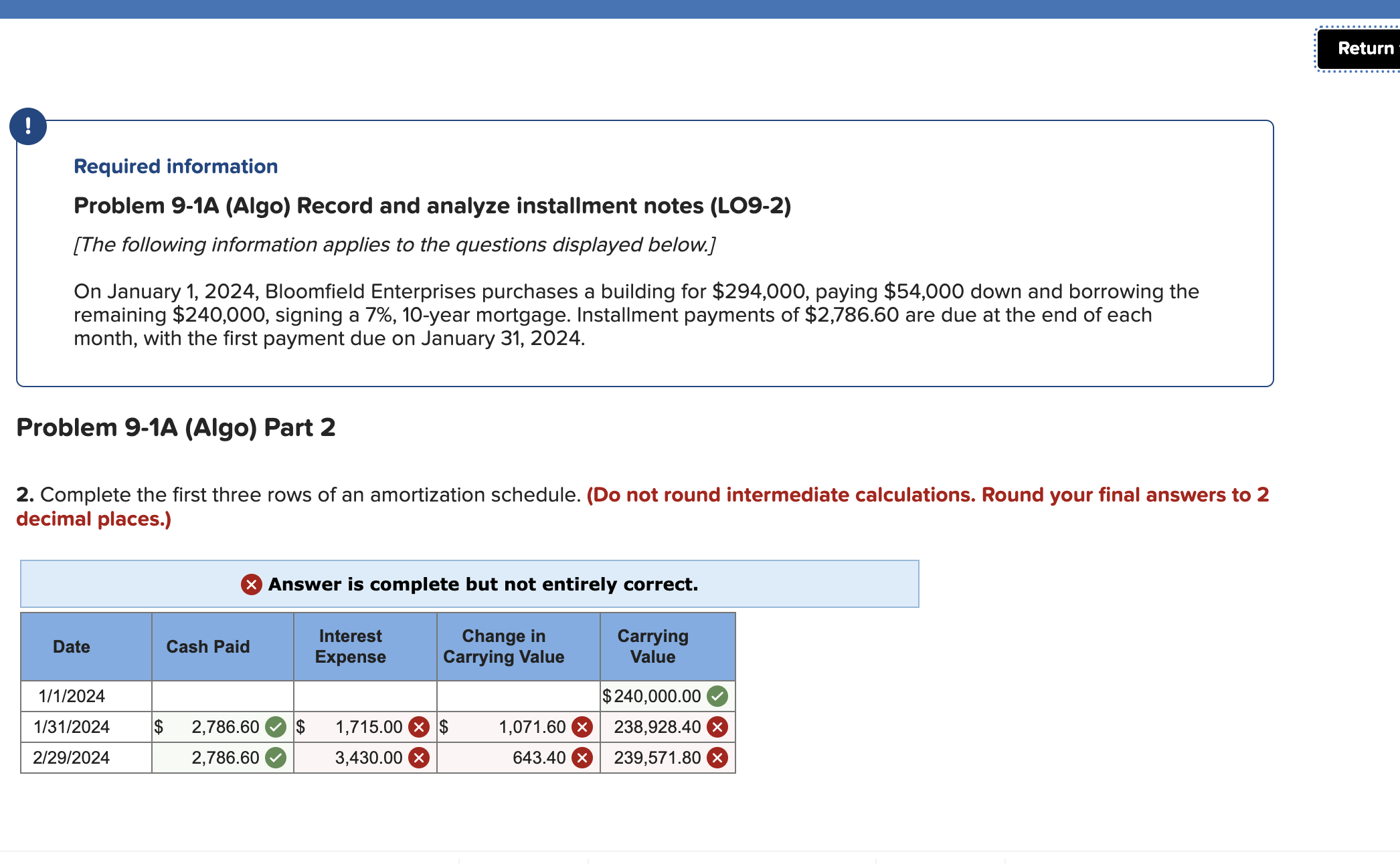 Solved Required information Problem 9-1A (Algo) Record and | Chegg.com