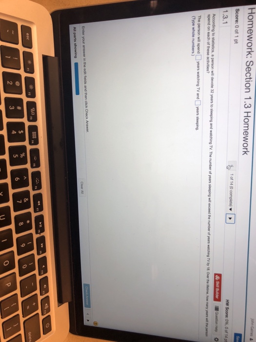 Solved Homework Section 1 3 Homework 1 3 1 Type Whole