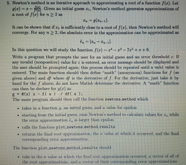 Solved: Use Octave Or MATLAB As Programs To Code. Use Fpri... | Chegg.com