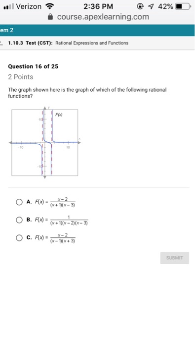 Solved @. ขึ 42% D, 2:36 PM a course.apexlearning.com "1 | Chegg.com