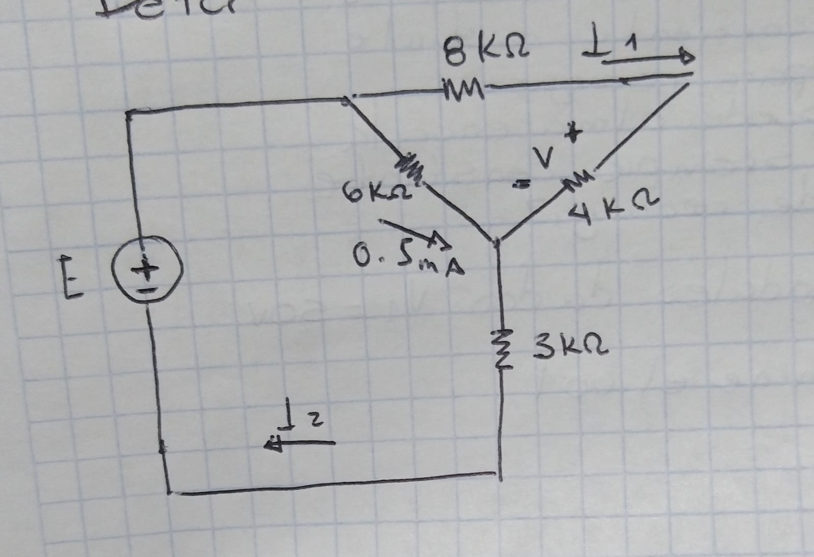 Solved Determine las variables indicadas en el siguiente | Chegg.com