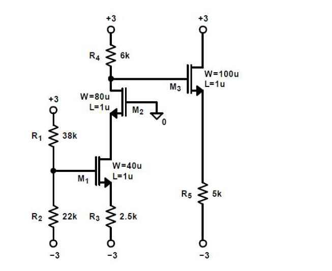 Solved For The Following Circuit Find The Dc Drain Current