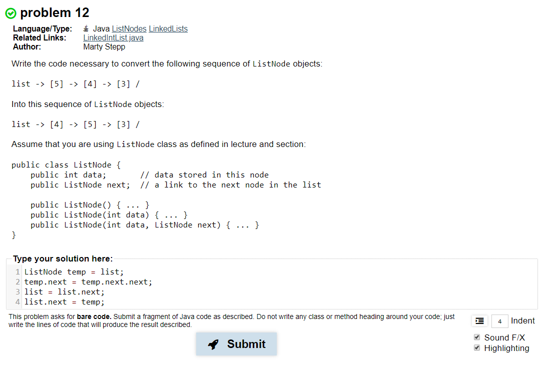 Solved problem 12 Write the code necessary to convert the | Chegg.com