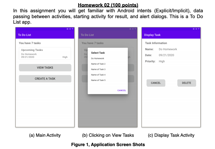 Part 1 (50 Points): Main Activity The Main Activity | Chegg.com