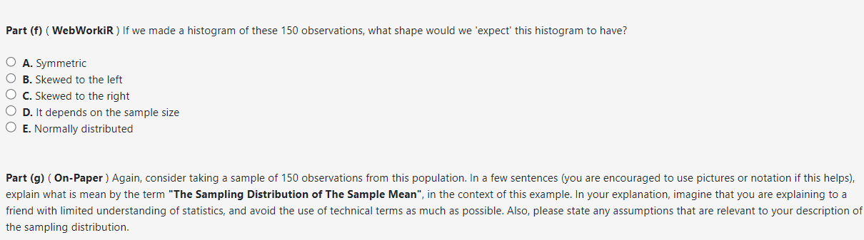 Consider measuring the time until death after | Chegg.com