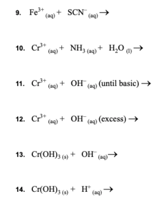 Solved Complete and balance the following equations | Chegg.com