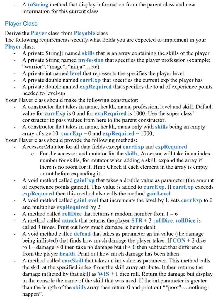 Exercise #1 - RPG Combat Simulations Authored by | Chegg.com