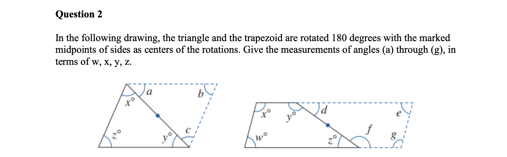 Solved In the following drawing, the triangle and the | Chegg.com