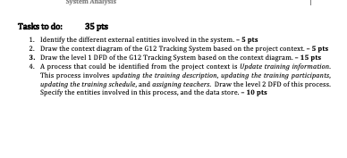 Solved Week007 - System Analysis (Part 2) Case Study 002 | Chegg.com