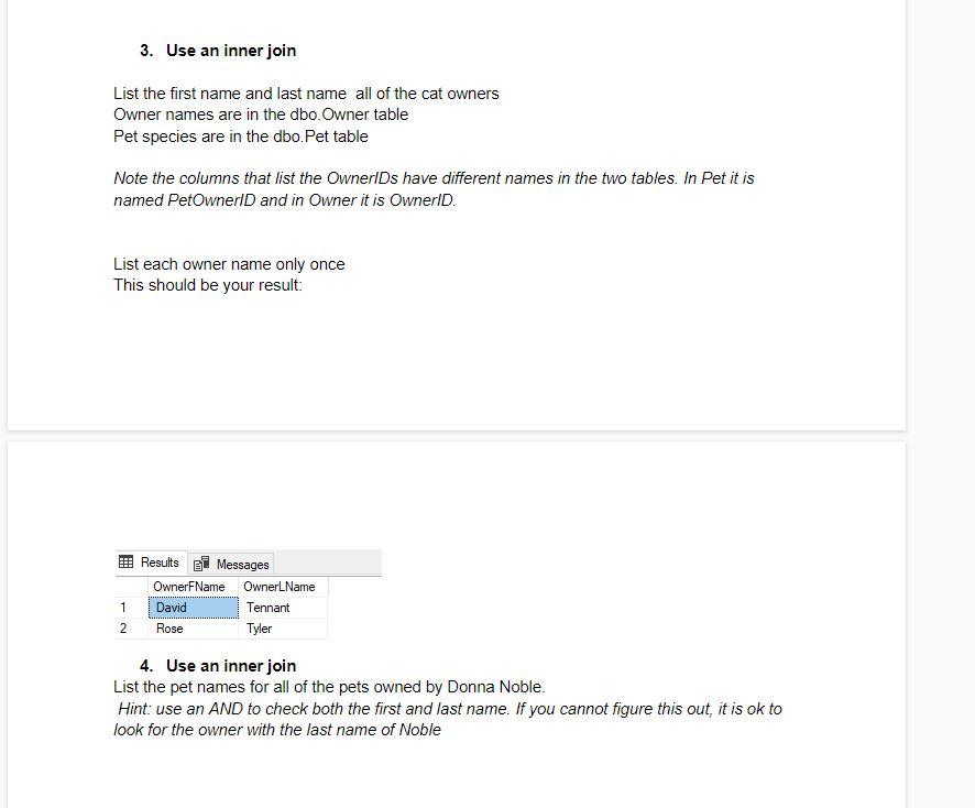 Solved 1. Using a subquery List the first name and last name | Chegg.com
