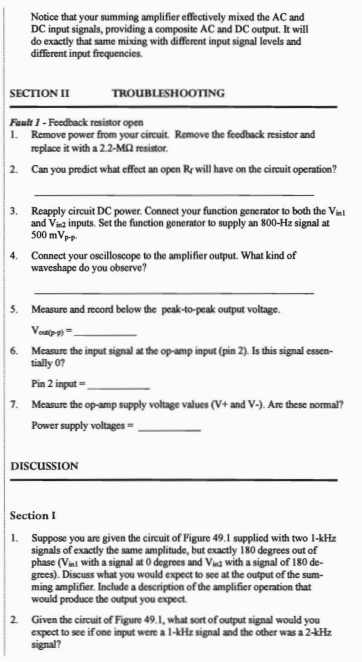 2. Temporarily remove R2. Apply DC power to your | Chegg.com