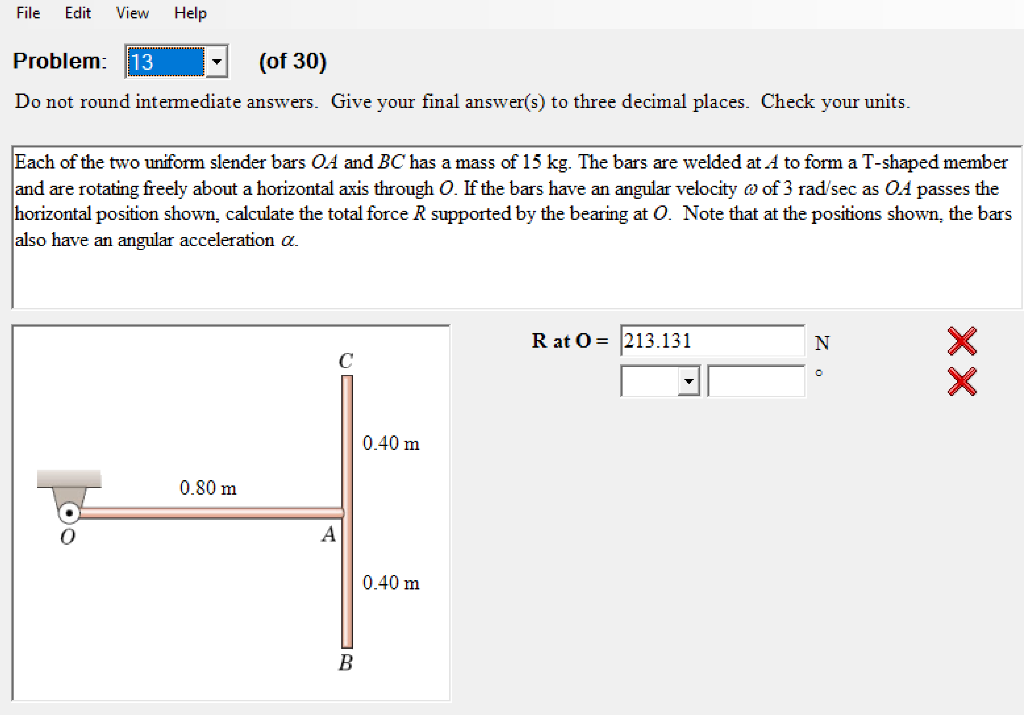 Solved File Edit View Help Problem: 13 (of 30) Do not round | Chegg.com