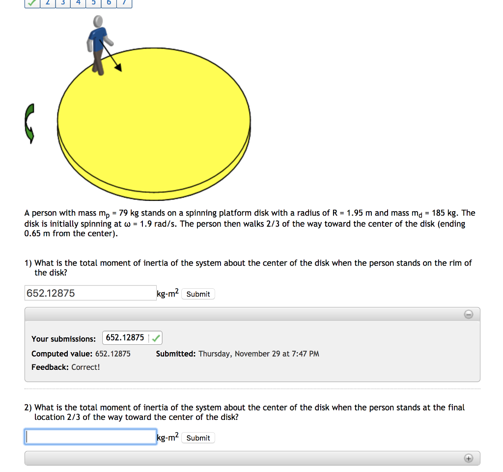 Solved 3) What is the final angular velocity of the disk? | Chegg.com