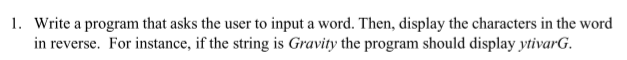 Solved Write a program that asks the user to enter a | Chegg.com