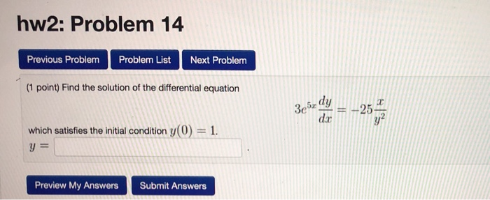 Solved hw2: Problem 14 Previous ProblemProblem ListNext | Chegg.com Solved hw2: Problem 14 Previous ProblemProblem ListNext | Chegg.com