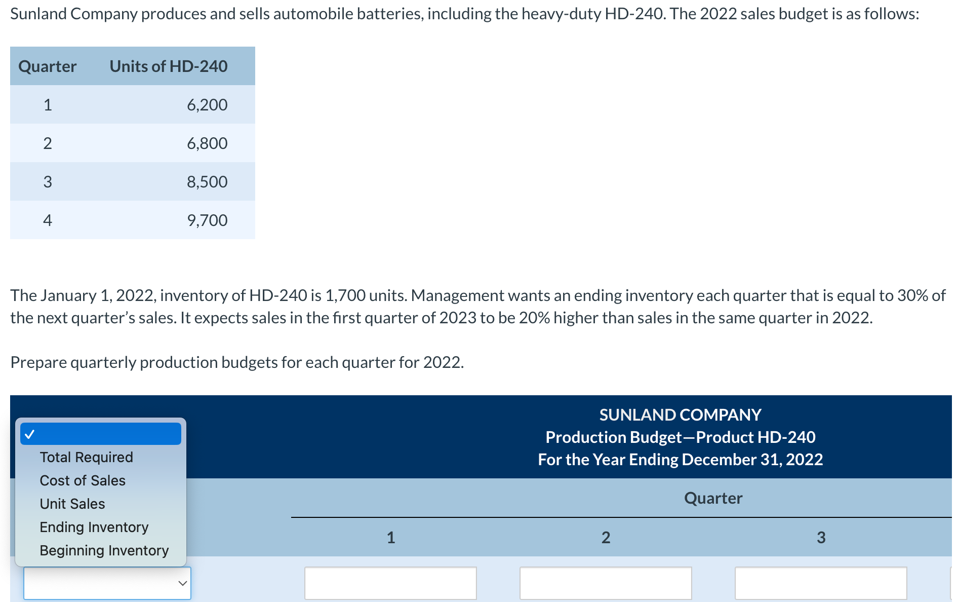 Solved Please make sure answers are formatted to the table | Chegg.com
