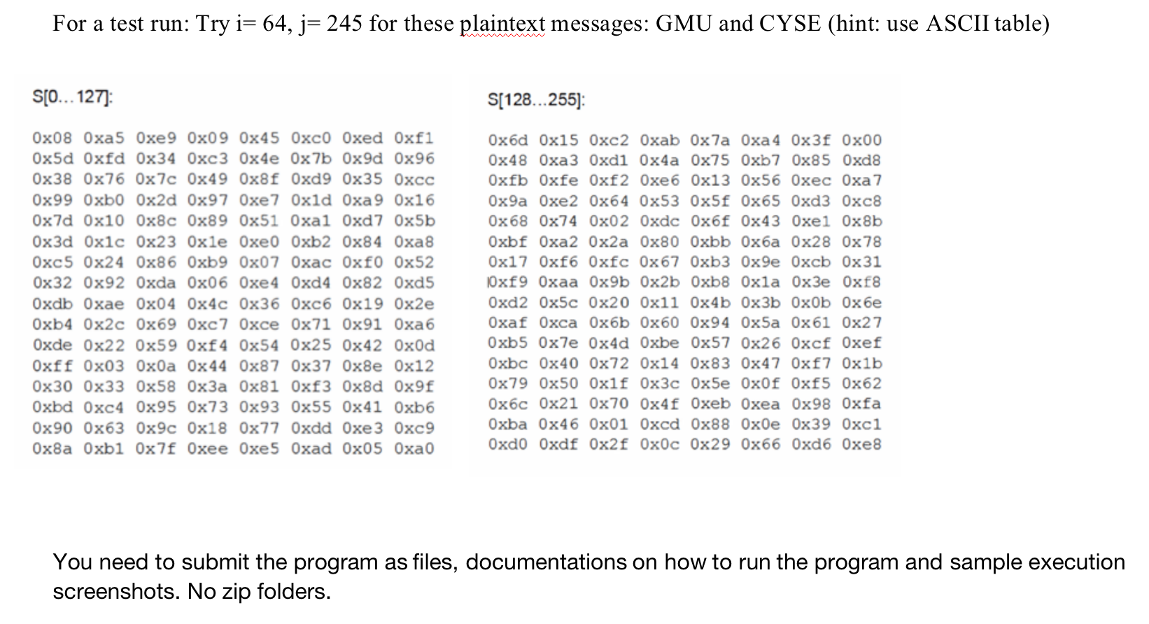 Solved Develop A Program Using C Or Python For Rc4