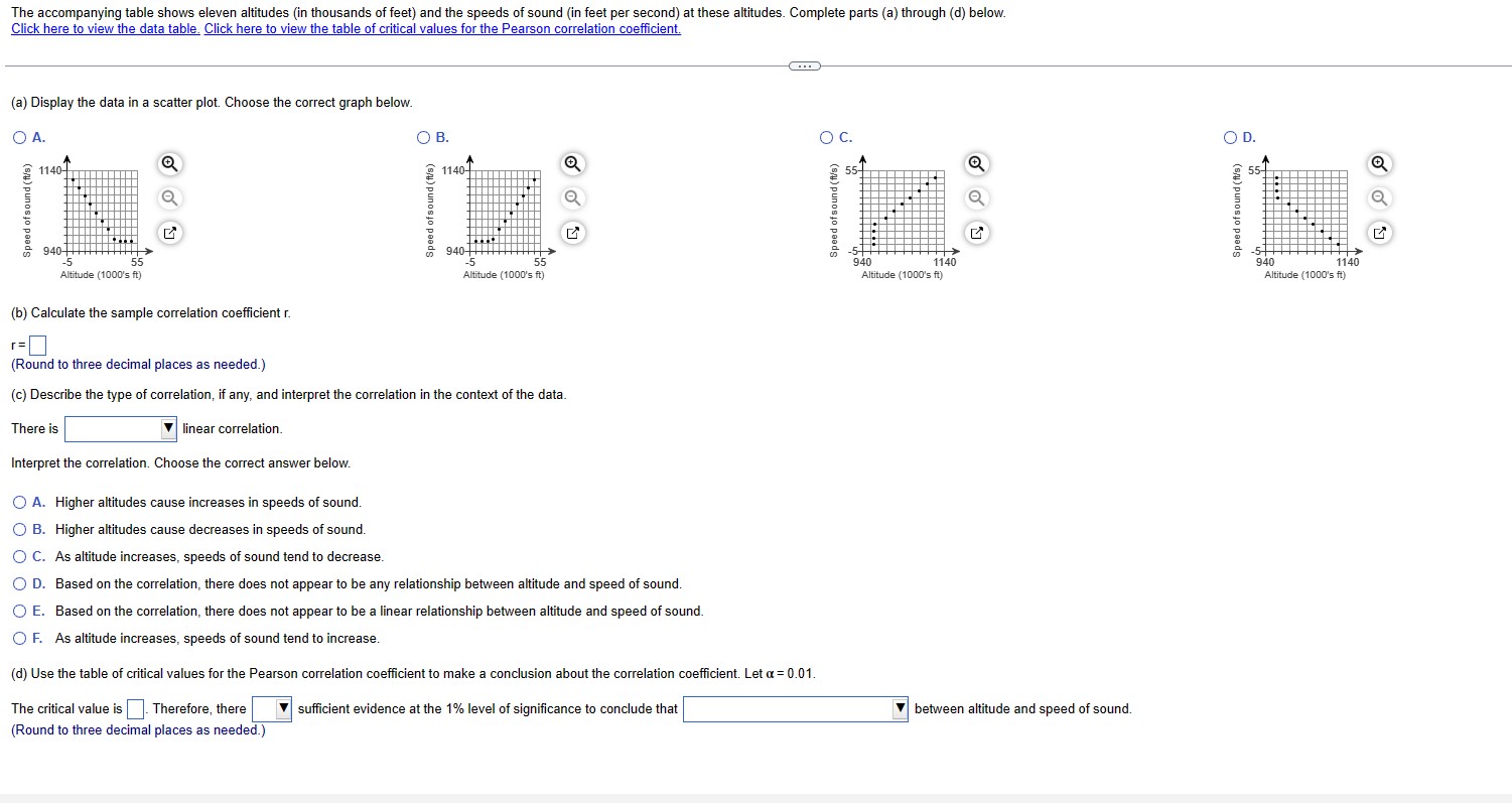 (b) Calculate the sample correlation coefficient r. | Chegg.com