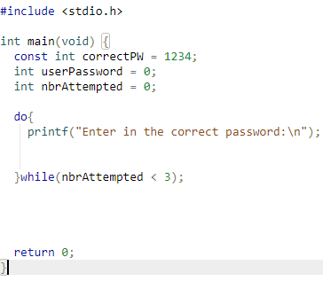 Solved Do While loops are good when you need something to | Chegg.com