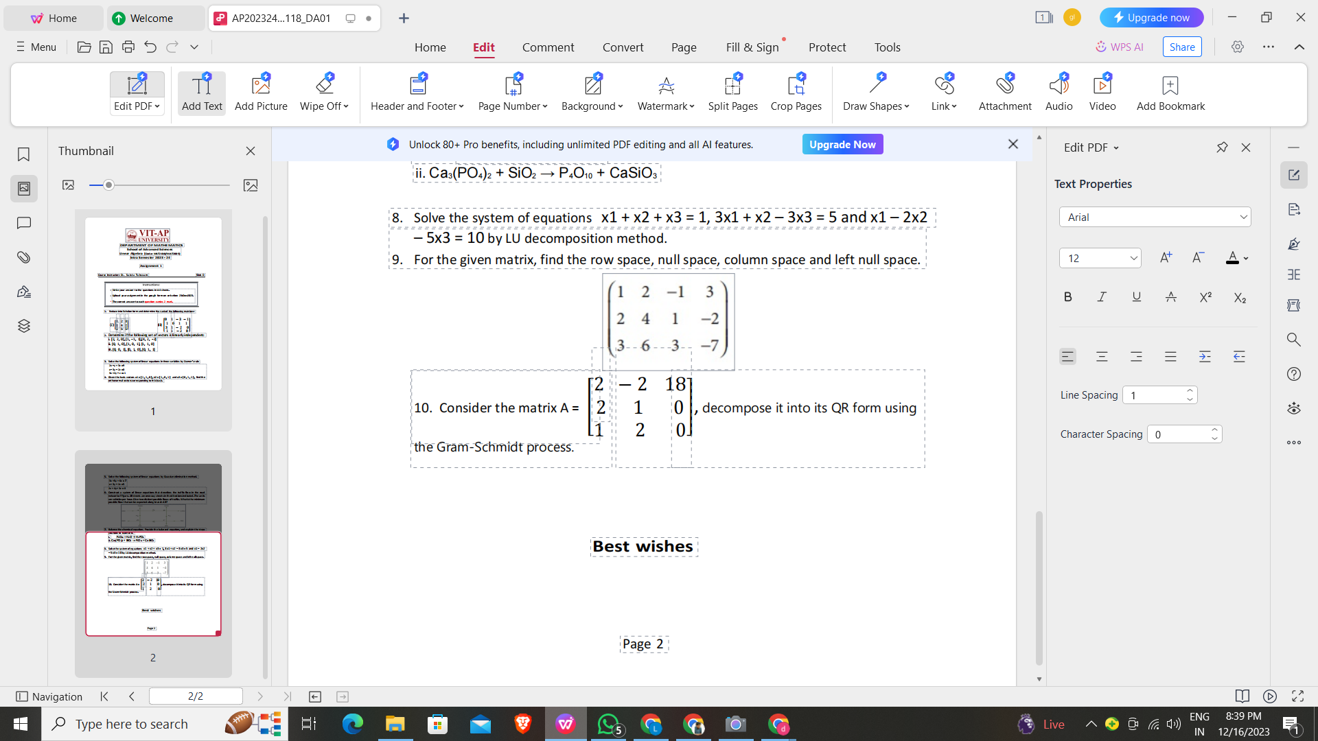 Solved Unlock 80+ Pro benefits, including unlimited PDF | Chegg.com