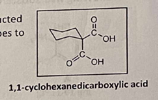 Solved 3. An ether solution of 1,1-cyclohexanedicarboxylic | Chegg.com