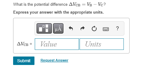 Solved What is the electric potential at points A,B, and C | Chegg.com
