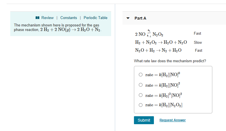 Solved Review 1 Constants|Periodic Table The mechanism shown | Chegg.com