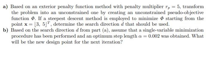 Solved Consider the following constrained optimization | Chegg.com