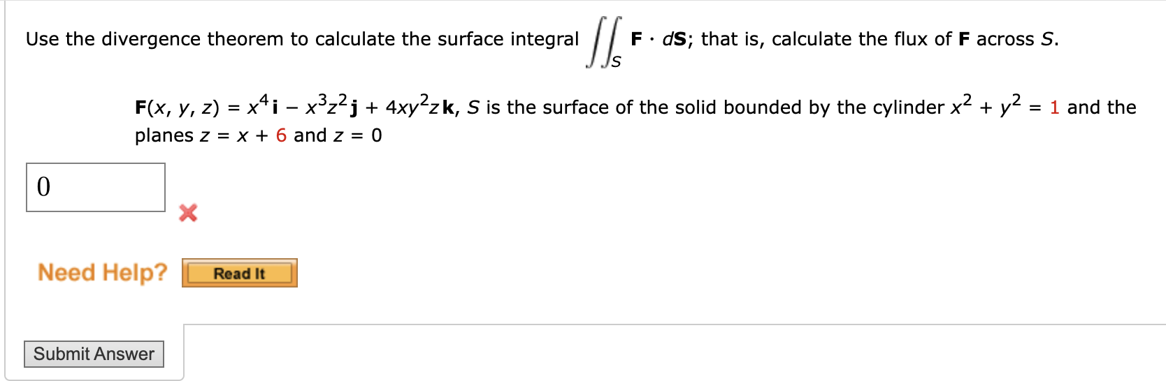 Solved Use the divergence theorem to calculate the surface | Chegg.com