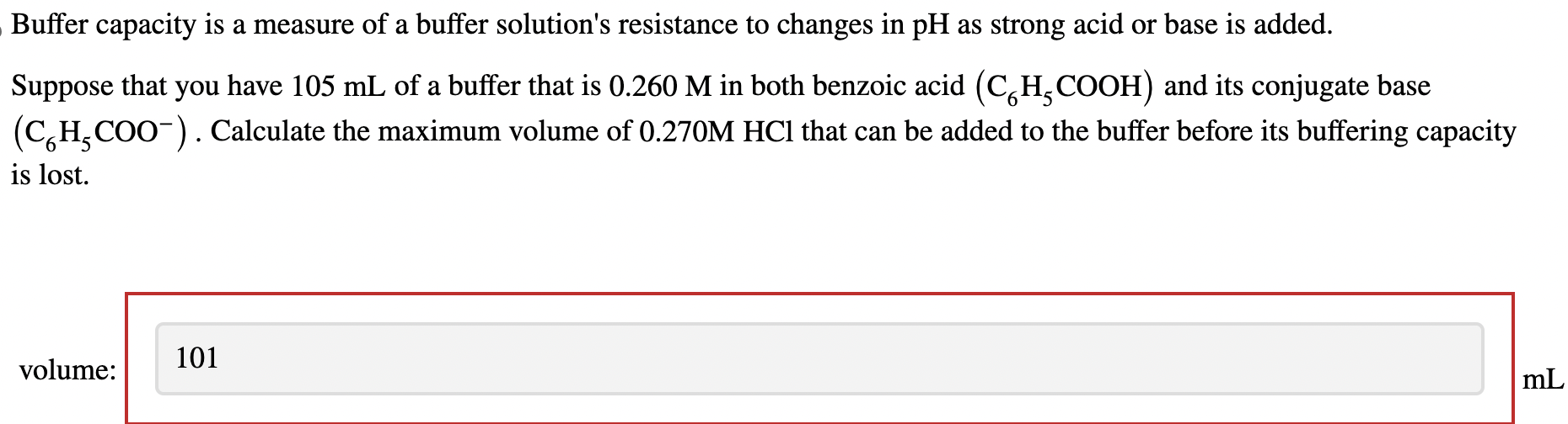 Solved Buffer capacity is a measure of a buffer solution's | Chegg.com