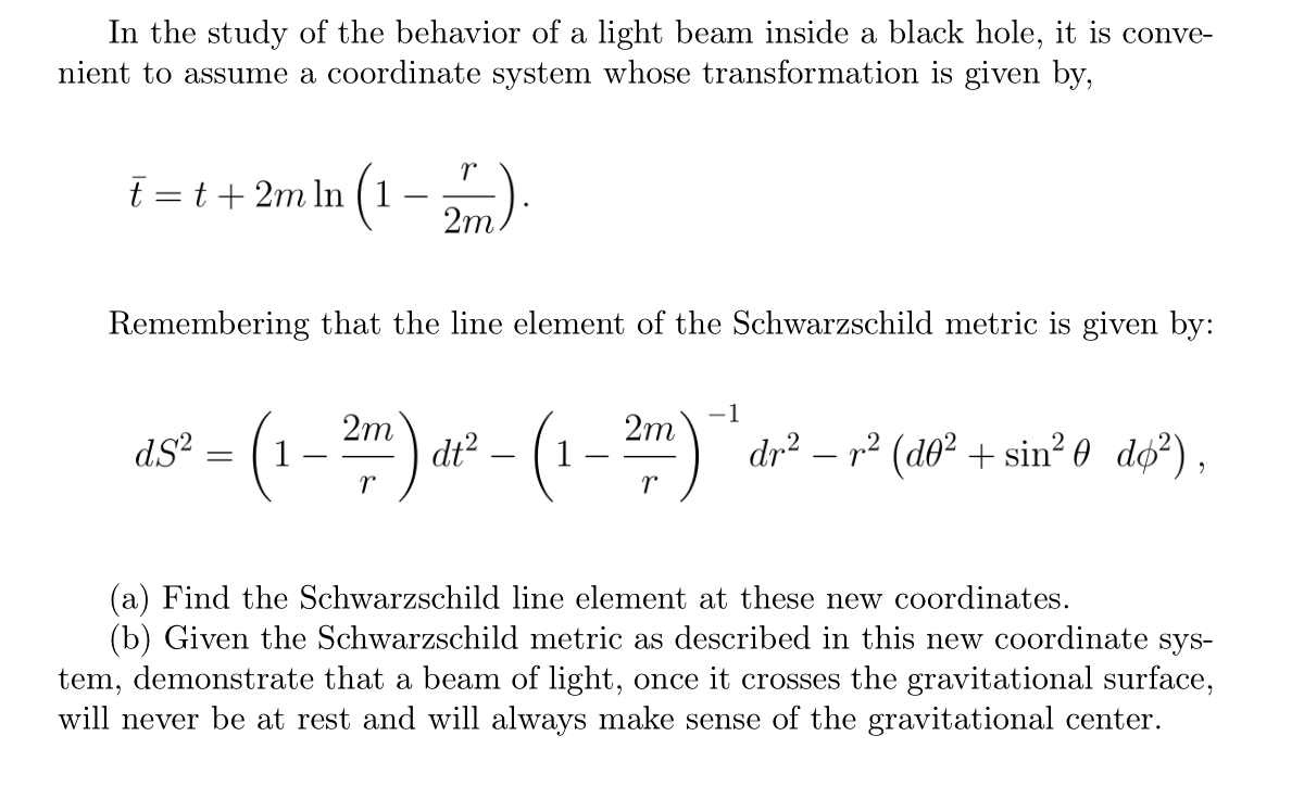 Solved In the study of the behavior of a light beam inside a | Chegg.com